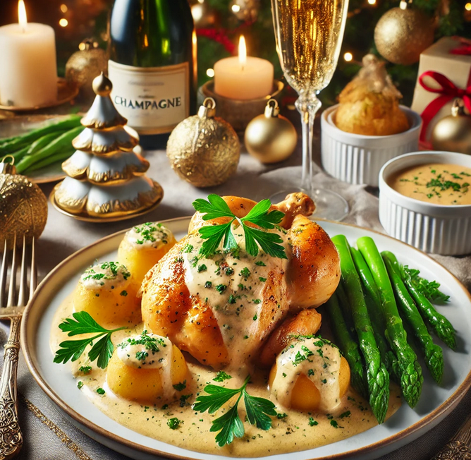 Suprêmes de Volaille à la Crème et au Champagne | Top Recette France ...